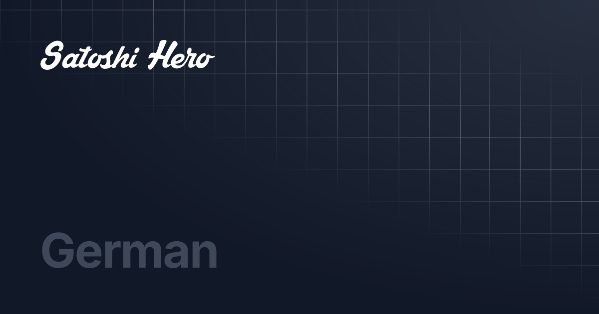 German | Satoshi Hero Documentaion